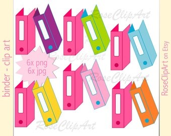 Binder clip art | Etsy
