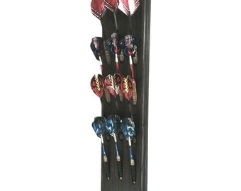 Wood Dart Holder Wall Mount Dart Display Rack. Man Cave Wall
