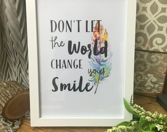 Let your smile | Etsy