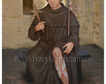 St. John Berchmans Print Catholic Art Patron by PortraitsofSaints