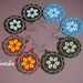 beadweaving tutorial: Seed bead mandala earrings or pendant.