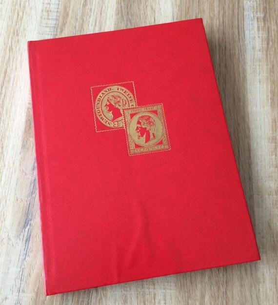 stamp collection vintage album