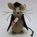 Graduation Mouse Felt Mice Felt Mouse by AllThingsMice on Etsy
