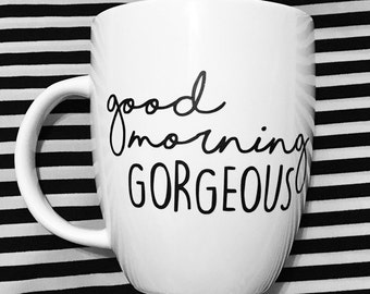 Good morning mug | Etsy