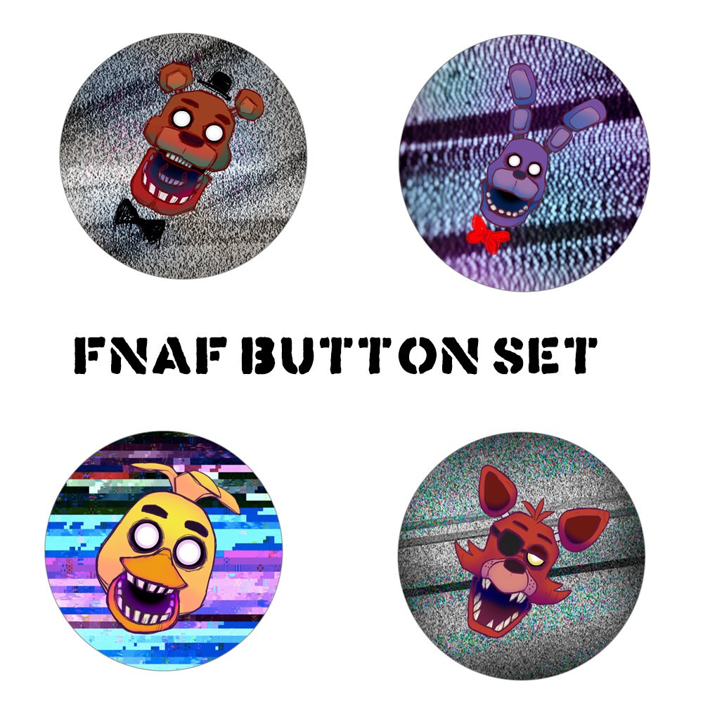 FNAF Button Set with an extra button