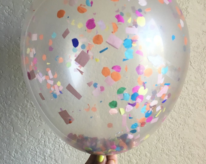 Confetti balloon | Etsy