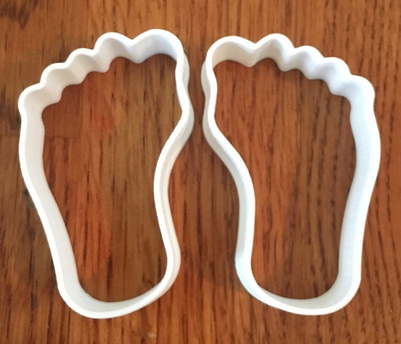 Baby feet cookie and fondant cutters