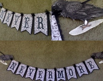 Raven banner | Etsy