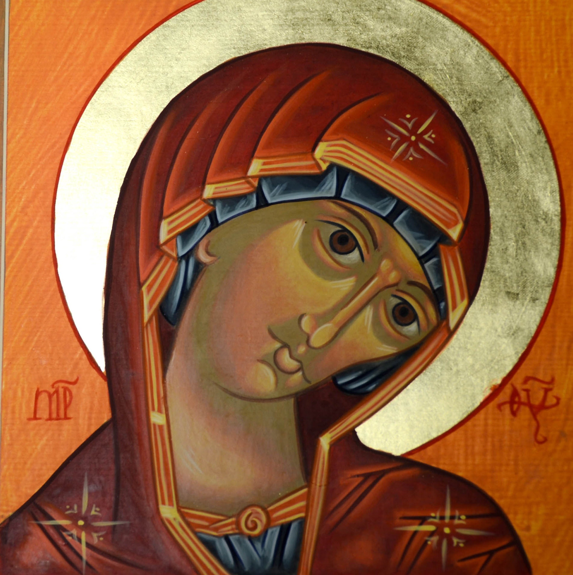 Hand made Icons in Byzantine style by IconsByBrenda on Etsy