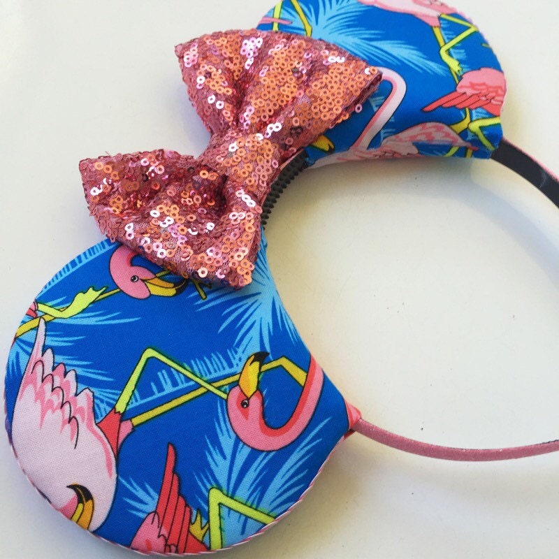 Flamingo Ears Flamingo Minnie Ears Flamingo Mickey Ears