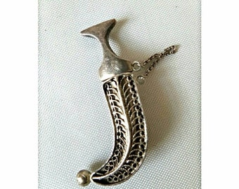 Dagger brooch | Etsy