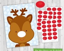 Unique reindeer pin related items | Etsy