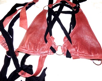Leather bikini | Etsy