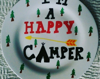 Unique camping plate related items | Etsy