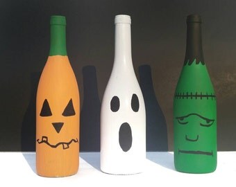 Halloween bottles | Etsy