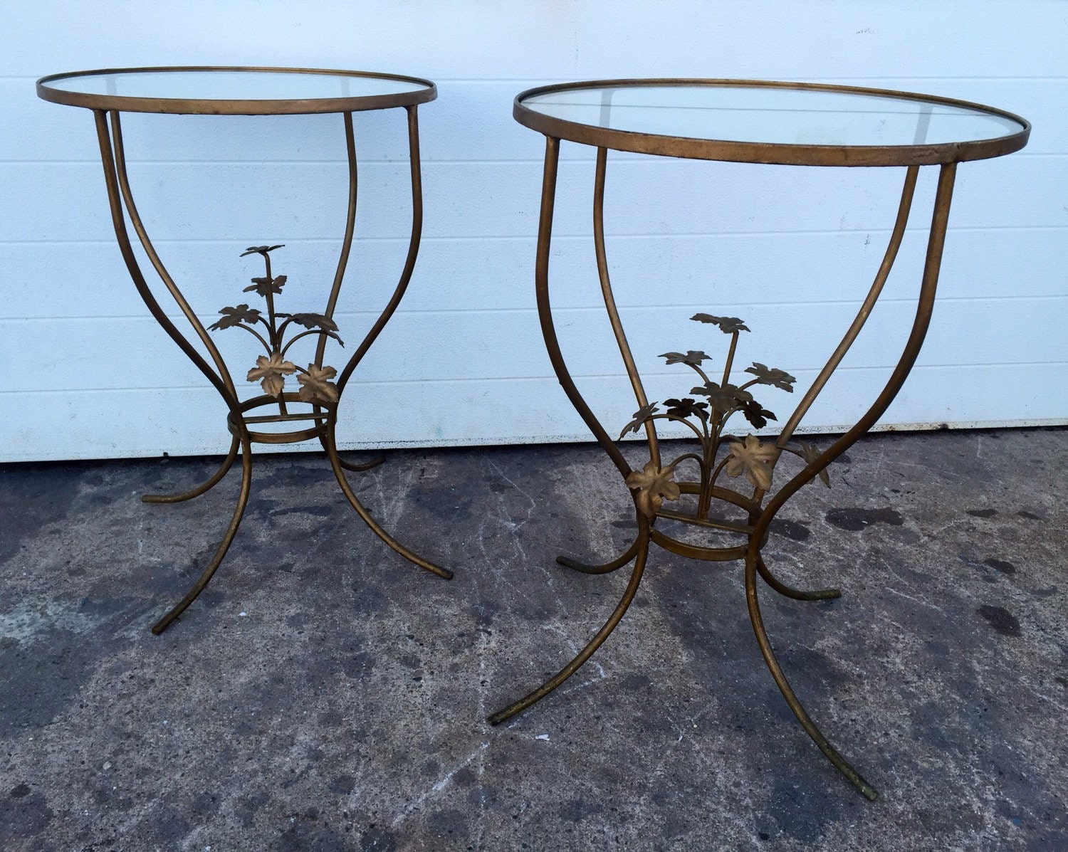 Vintage Iron Leaf Tables – Haute Juice