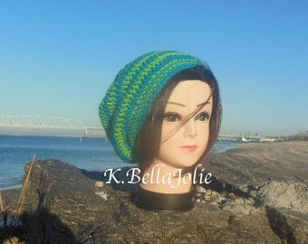 Knitted tam hat | Etsy