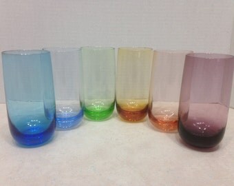 Vintage water glass | Etsy