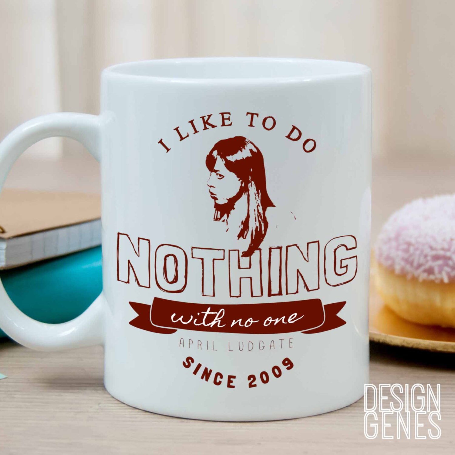 Parks and Rec Quote: April Ludgate I like to do nothing mug, I hate ...