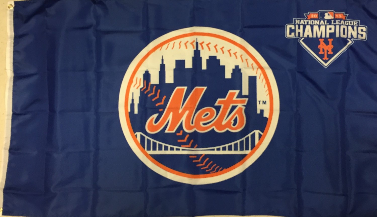 NY New York Mets NLCS Championship Banner Flag 3 x 5 World