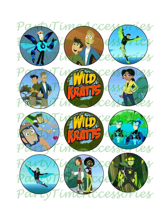 Wild Kratts Printable DIGITAL file for by PartyTimeAccessories