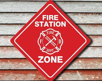 Fire station sign | Etsy