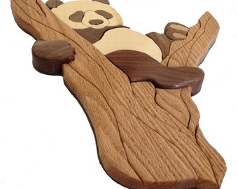 Intarsia bear | Etsy