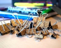 Unique binder clip related items | Etsy