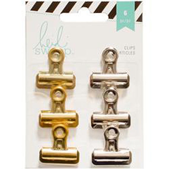 Noted Gold Mini Bulldog Clips 12 Pack Hobbycraft