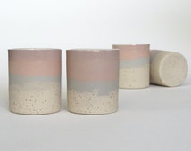 Unique pink glass cups related items | Etsy