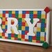 Lego Name Sign for a wall or door. Lego room sign by baytreecrafts