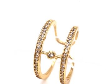 Layered rings | Etsy