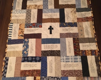Christian quilt | Etsy