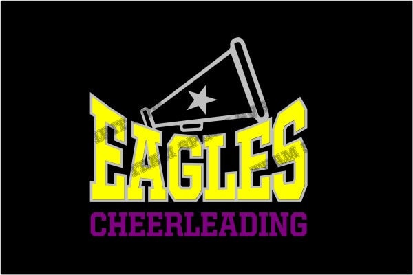 Eagles Cheerleading Download Files SVG DXF EPS by TeamSpiritSVG