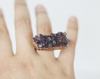 Kyanite Ring Raw Kyanite Ring Kyanite Copper by TheOrnateFox