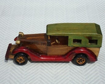 Wooden car | Etsy