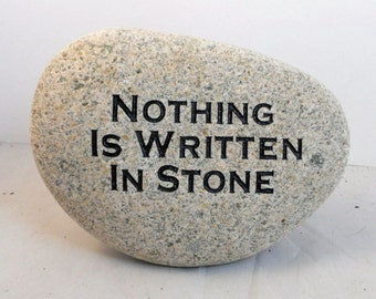Written in stone | Etsy