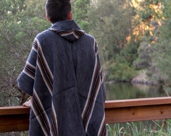 Hooded poncho | Etsy