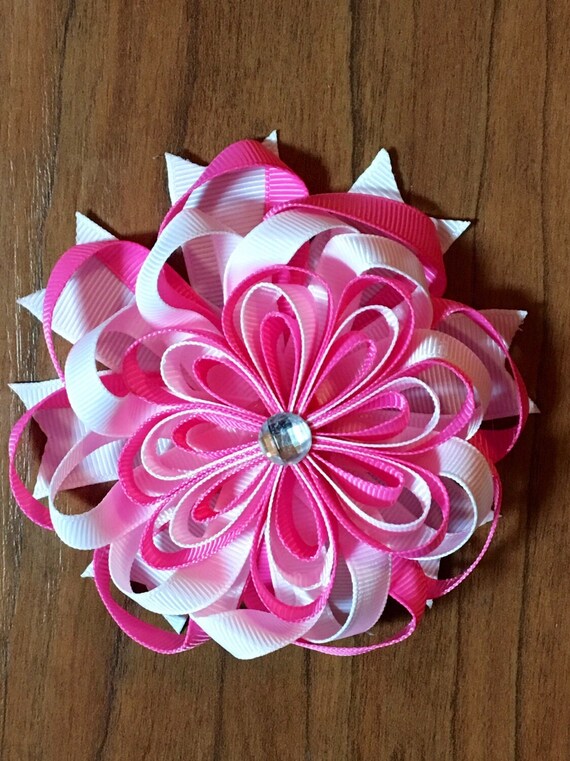 Items similar to 4.5" Multicolor Bows on Etsy