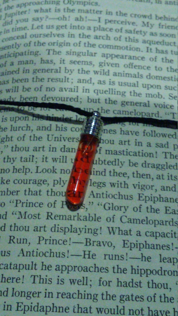 Vampire Blood Amulet by DeadAve on Etsy