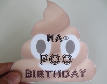 Poop card | Etsy