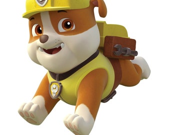 Rubble cake topper | Etsy