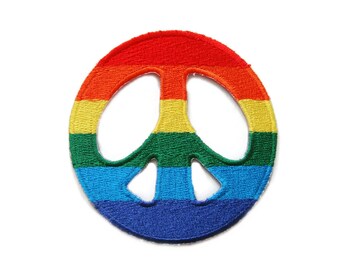 Peace sign patch | Etsy