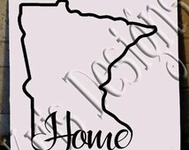 Unique minnesota outline related items | Etsy