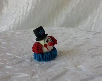 Polymer clay clown | Etsy
