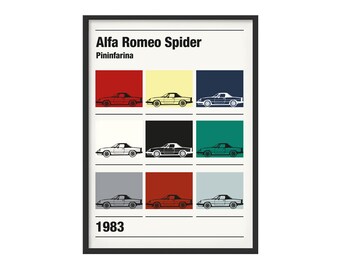 Alfa romeo poster | Etsy