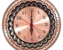 Unique copper wall clock related items | Etsy