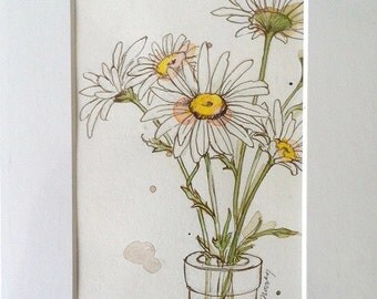 Unique pen and ink artwork related items | Etsy