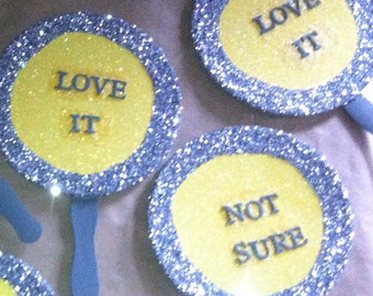 Yes no paddles | Etsy