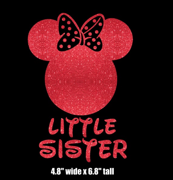 Minnie Mouse Little Sister SVG JPEG instant digital file